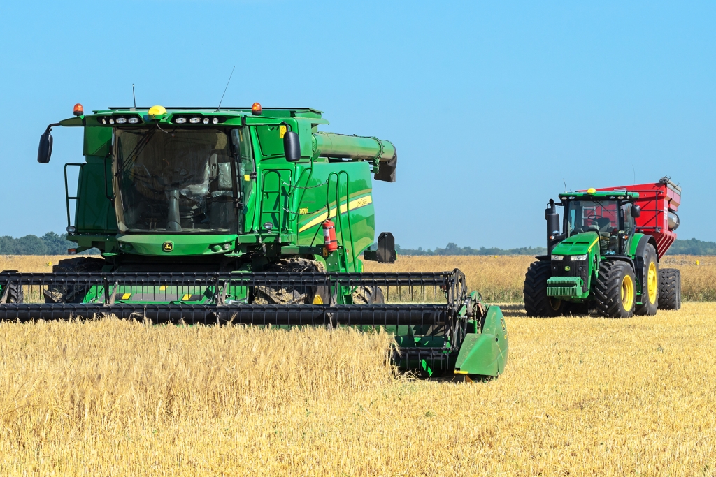 bigstock-John-Deere-Combine-And-Tractor-200525551 - Emerging Europe