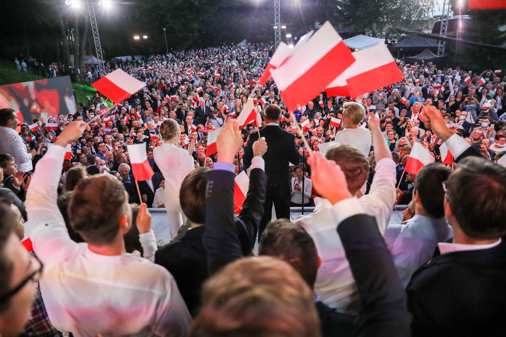 Poland's conservative president narrowly wins second term in office ...