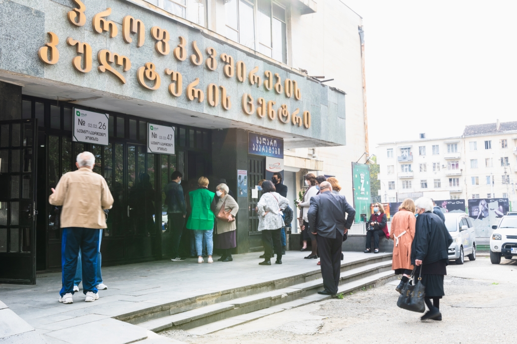 Georgia's ruling party claims victory in parliamentary election but ...