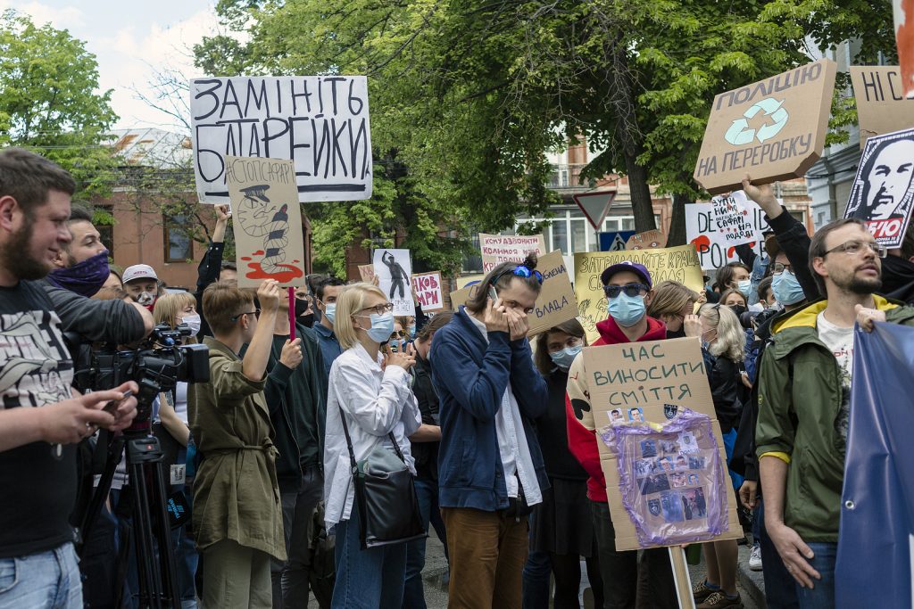 Kyiv's art community mobilises in response to police raids